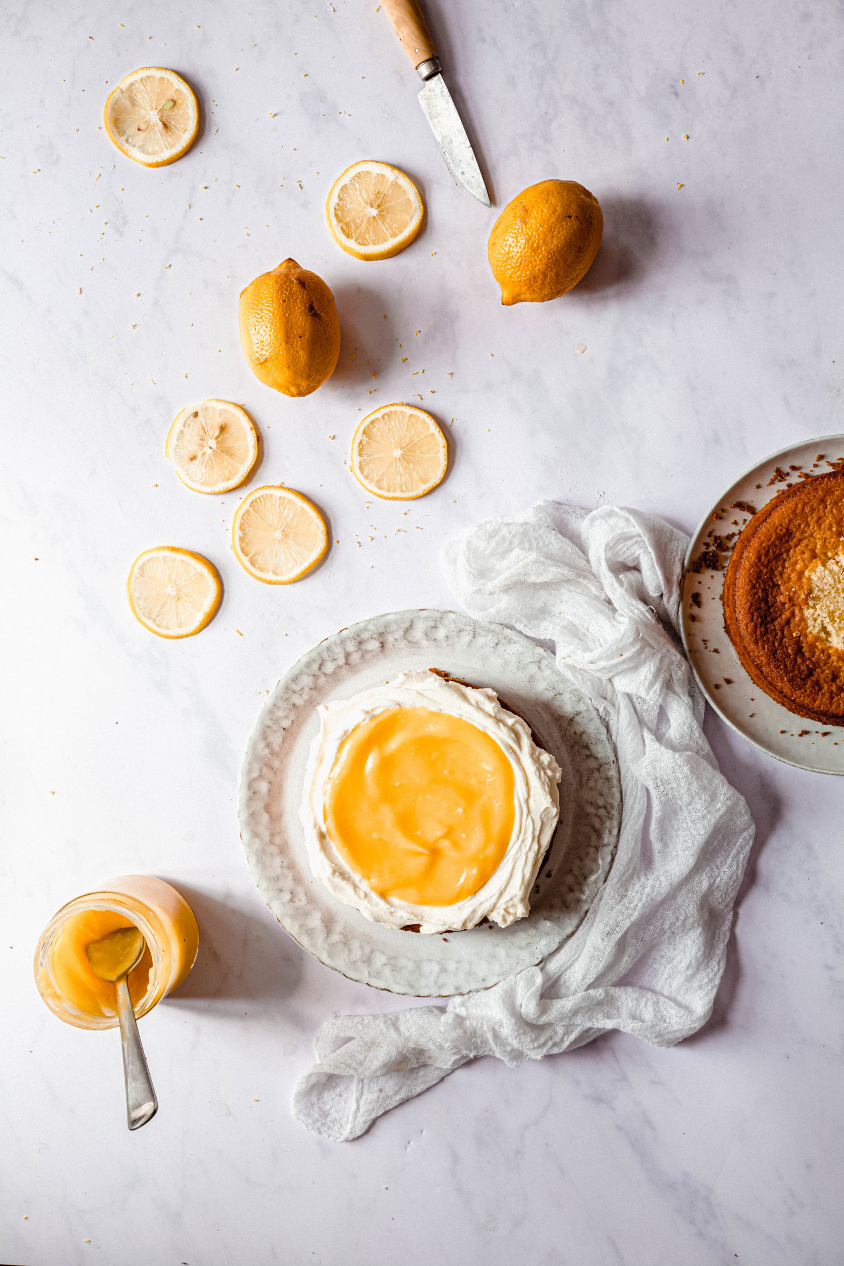 Layer cake citron doux - Made in Clem's